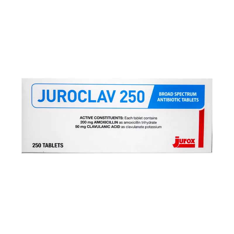 Juroclav 250mg Tablets 250’s - Lee Guan Chuan Pte Ltd